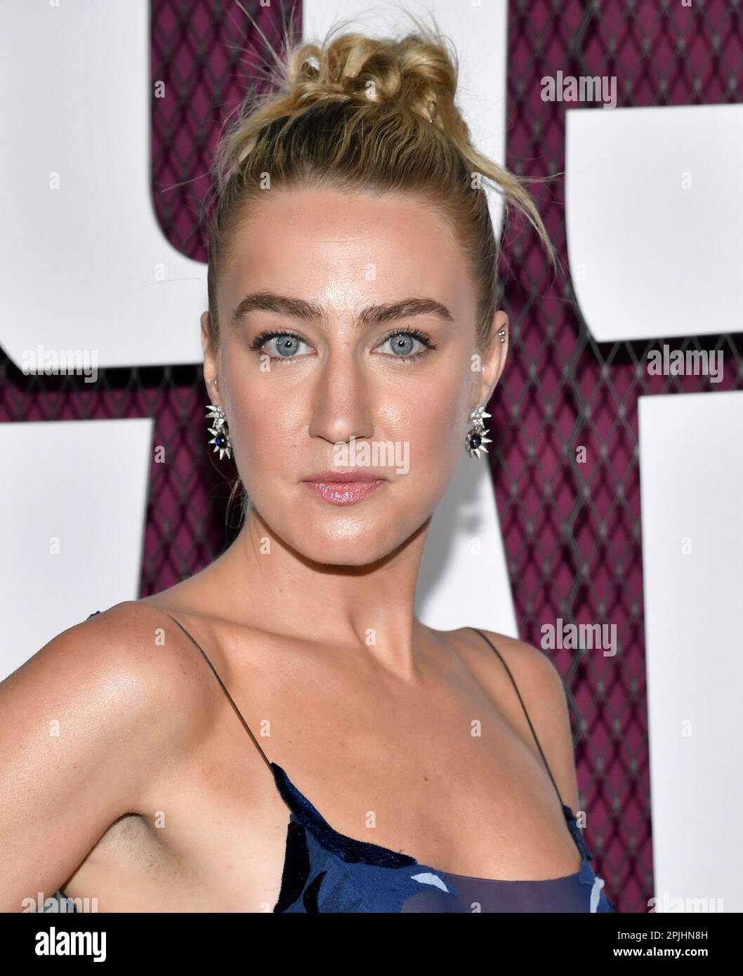 Ingrid Andress arrives at the CMT Music Awards on Sunday, April 2, 2023 ...