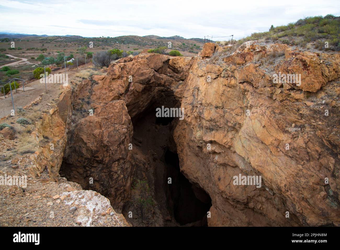 Open Stope in Old Mine Stock Photo - Alamy