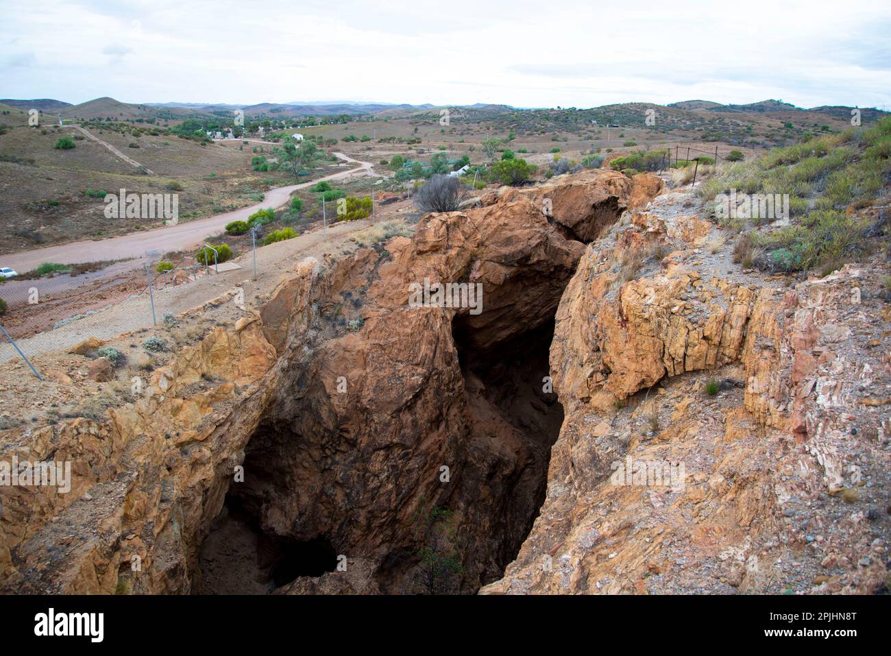 Open Stope in Old Mine Stock Photo - Alamy