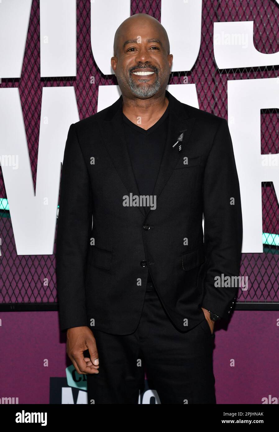 Darius Rucker arrives at the CMT Music Awards on Sunday, April 2, 2023 ...