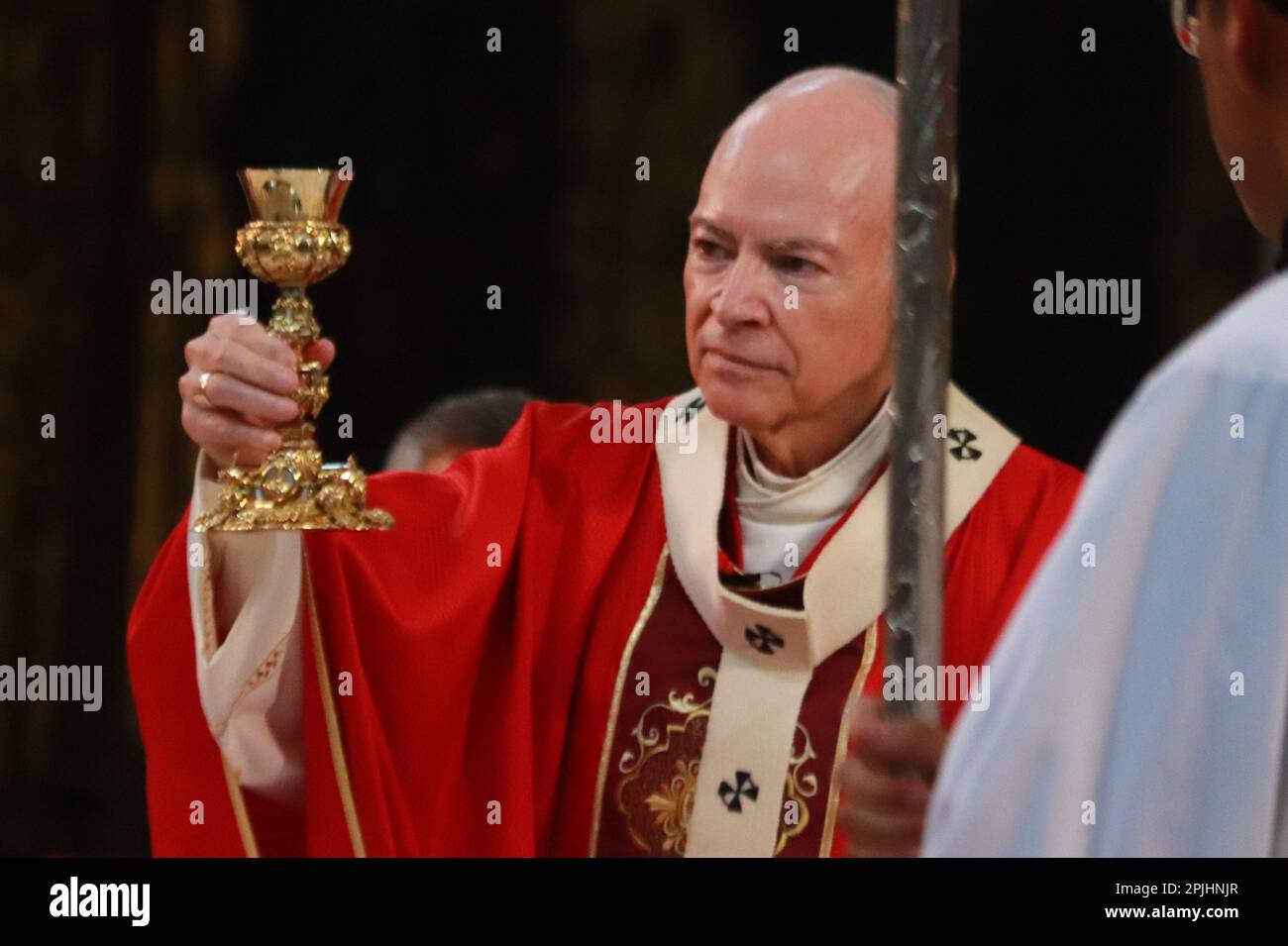 April 2, 2023 in Mexico City, Mexico: Cardinal Carlos Aguiar Retes ...