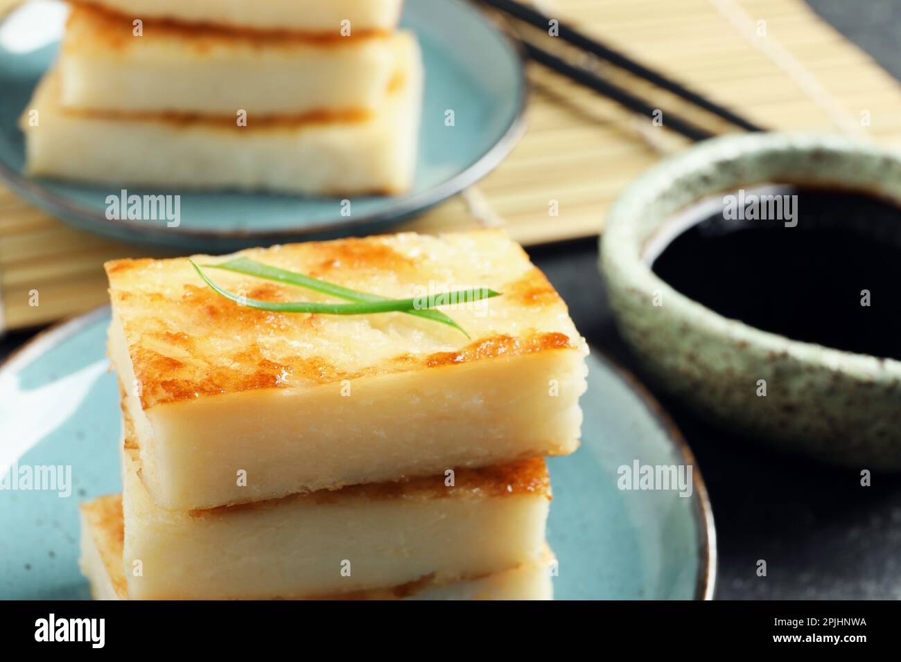 Turnip cake dim sum hi-res stock photography and images - Alamy