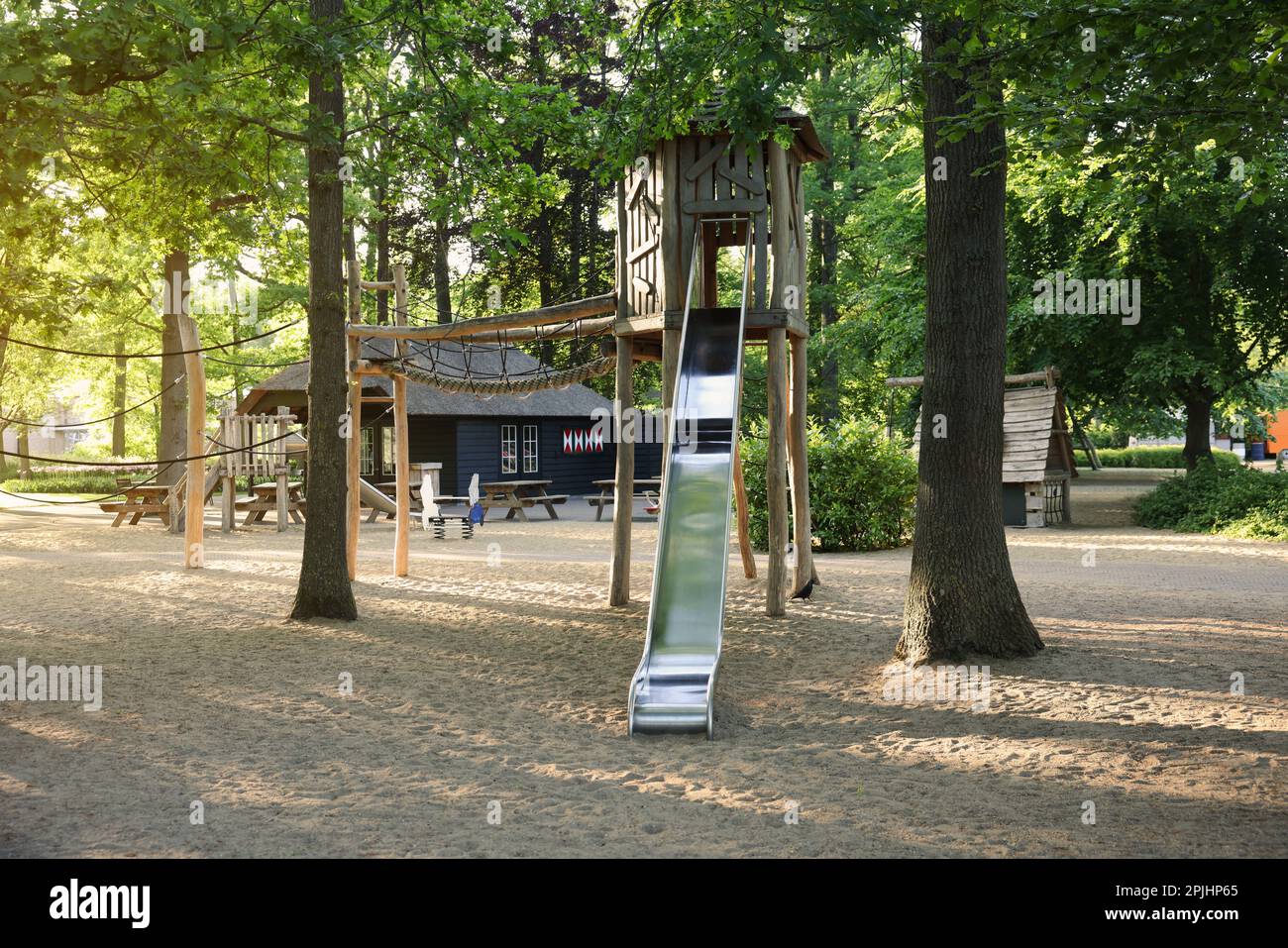 Holland park adventure playground hi-res stock photography and images ...