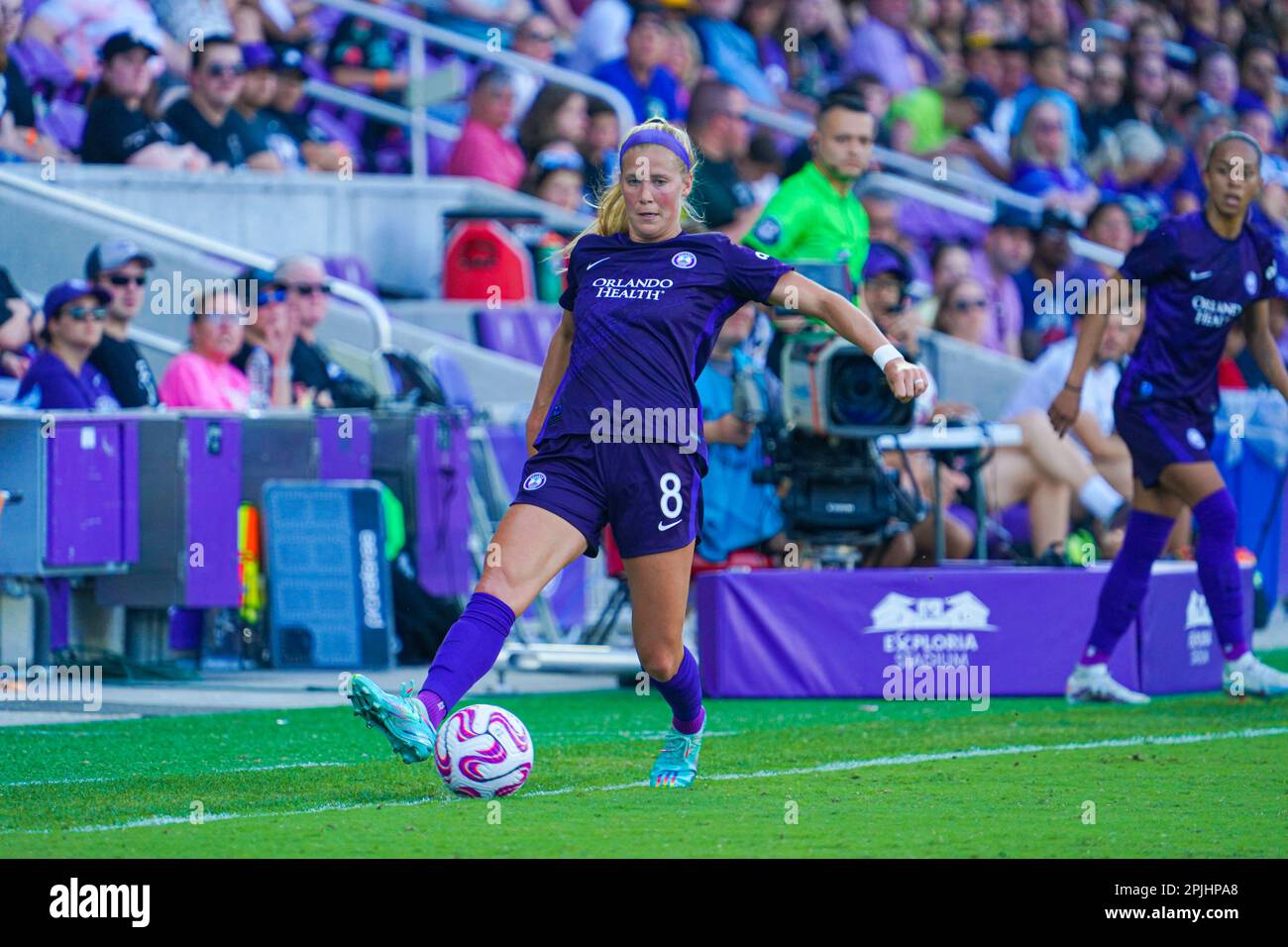 Orlando, Florida, USA, April 2, 2023, Orlando Pride player Mikayla ...
