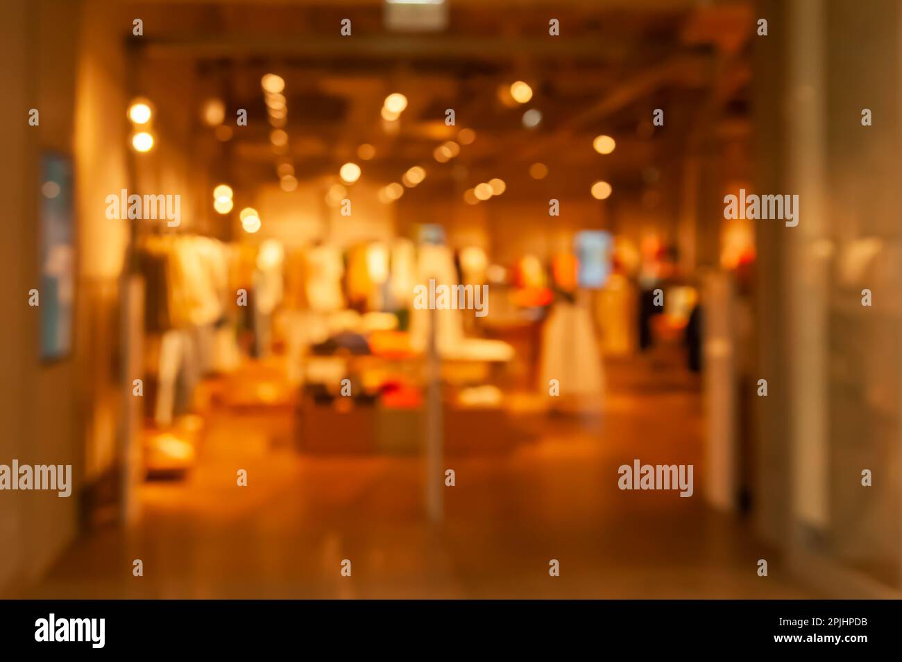 Blurred view clothing store bright hi-res stock photography and images ...