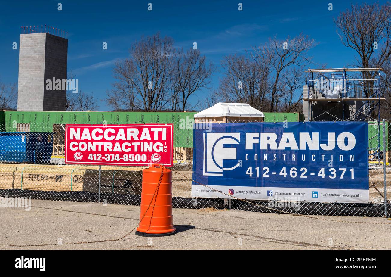 Construction site signs usa hi-res stock photography and images - Alamy