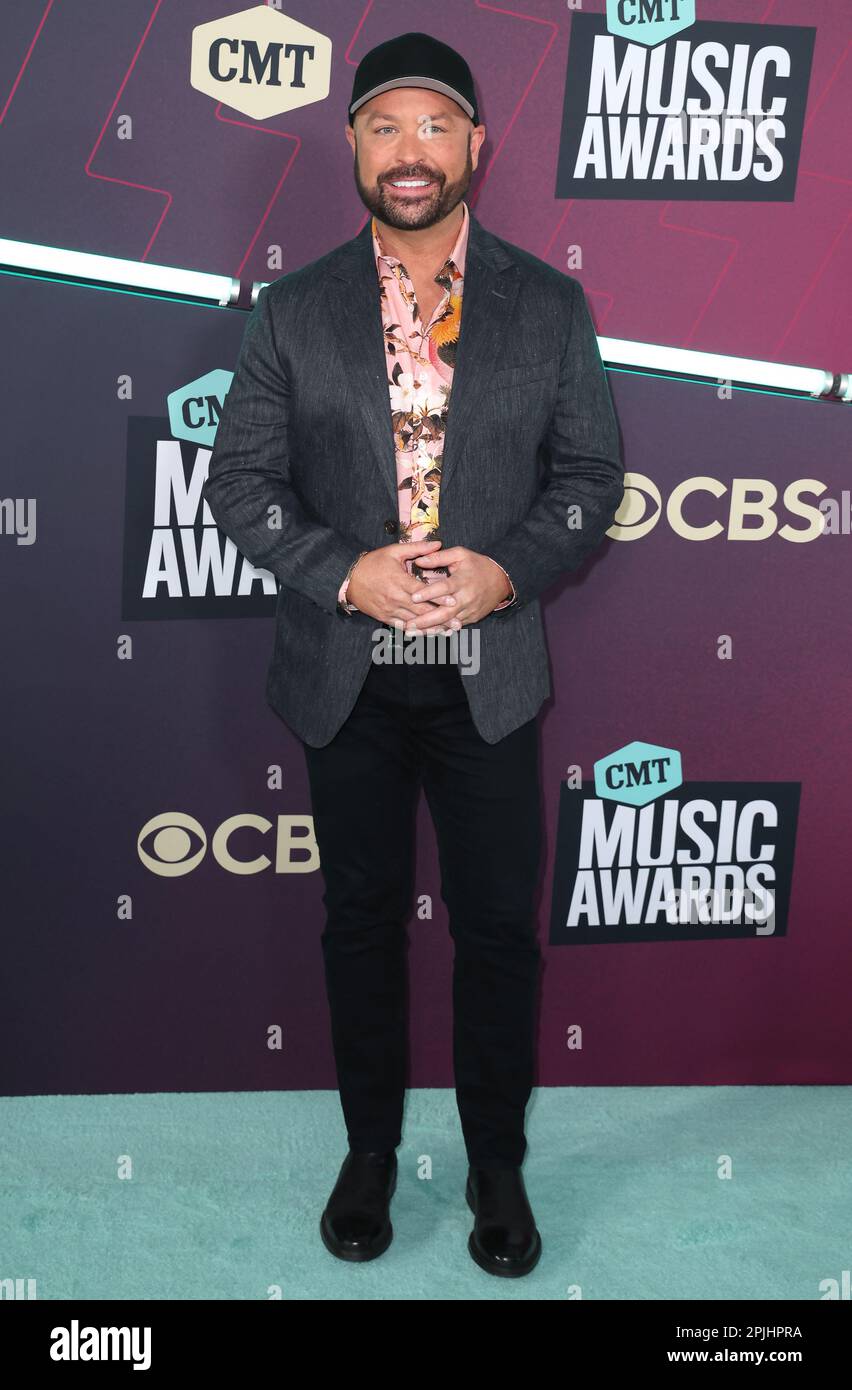 Cody Alan arriving at the 2023 CMT Music Awards held at the Moody ...