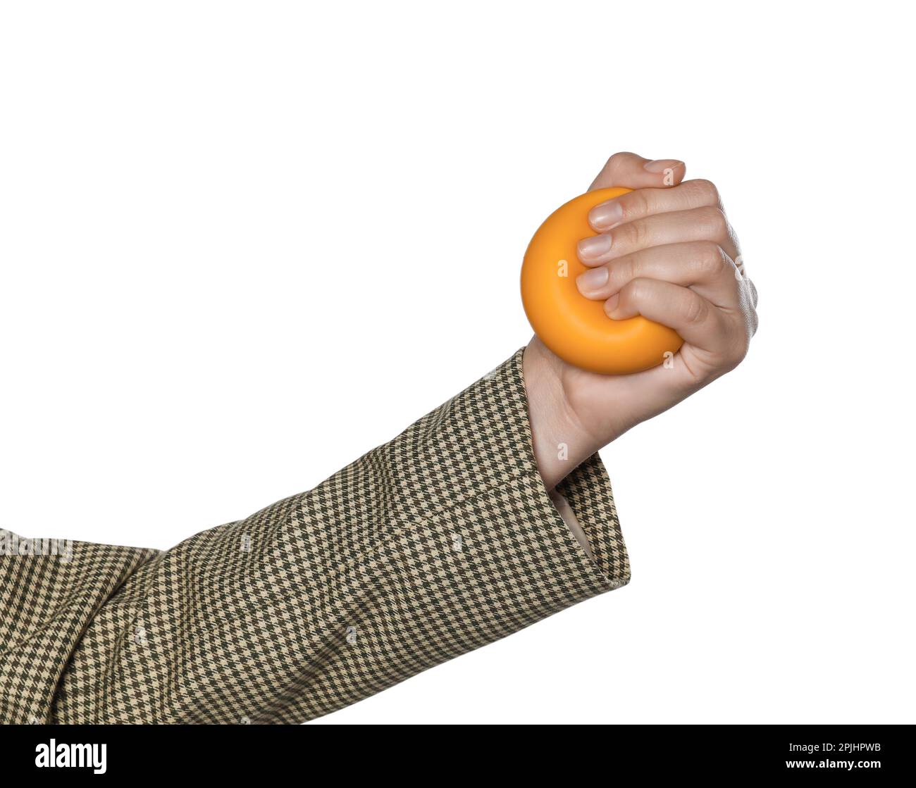 Stressball squeezing hi-res stock photography and images - Alamy