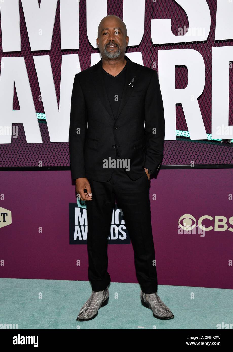 Darius Rucker arrives at the CMT Music Awards on Sunday, April 2, 2023 ...