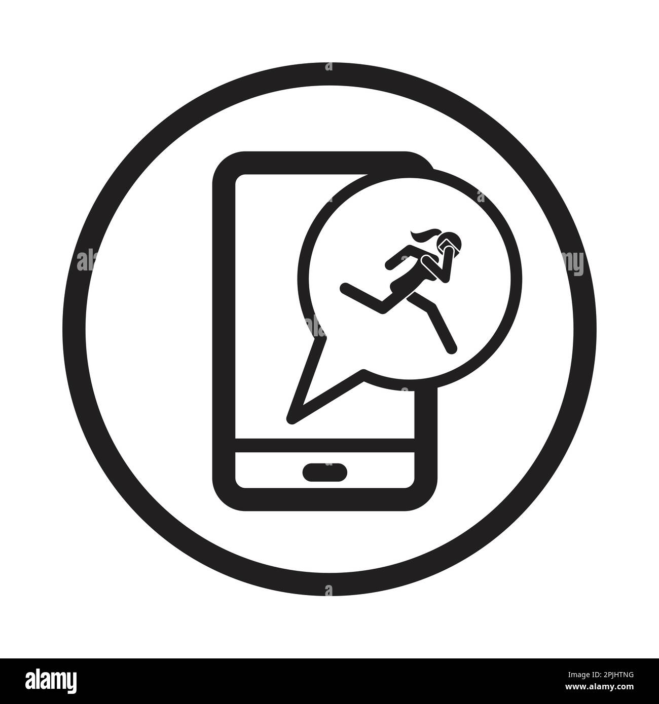 Running button list Stock Vector Images - Alamy