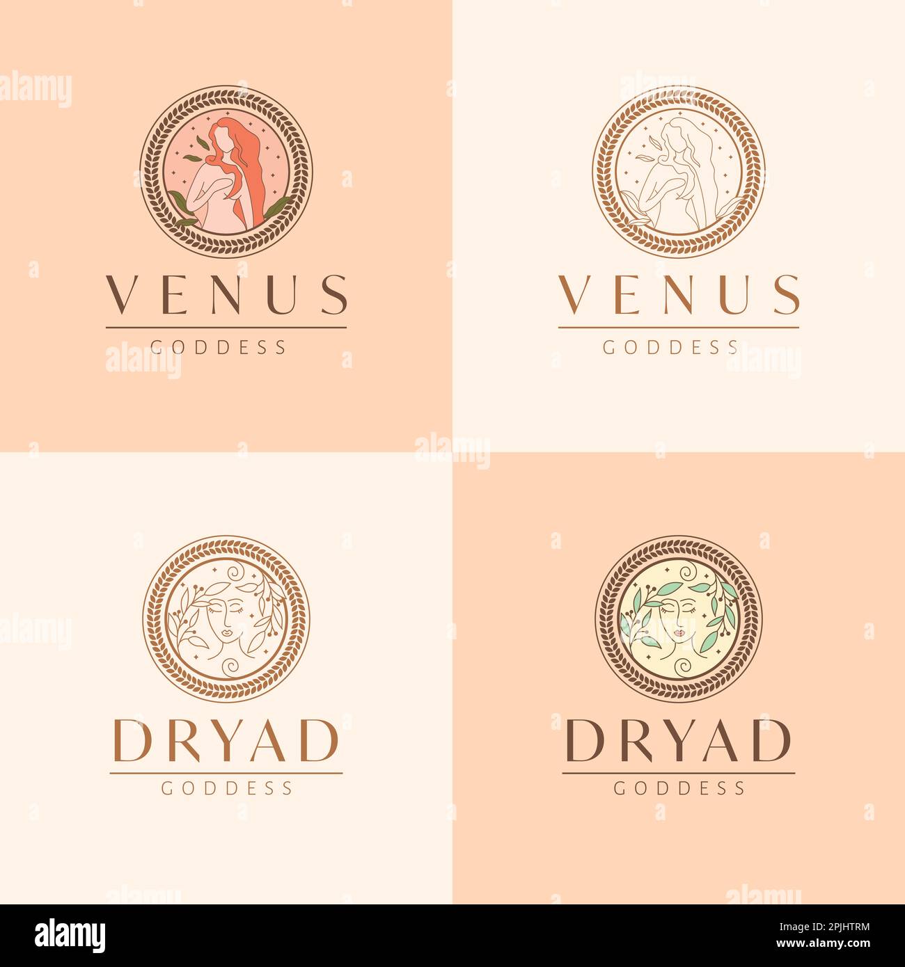 Female dryad Stock Vector Images - Alamy