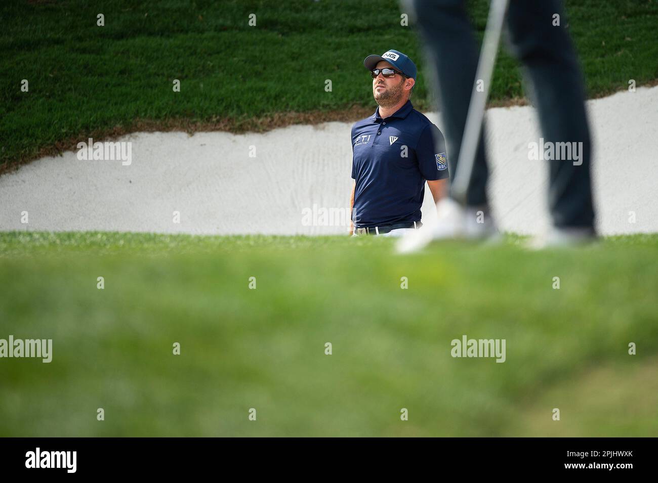 April 02, 2023: Corey Conners in action final round at the Valero Texas ...