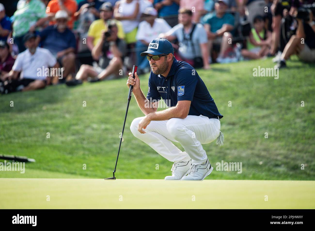April 02, 2023: Corey Conners in action final round at the Valero Texas ...