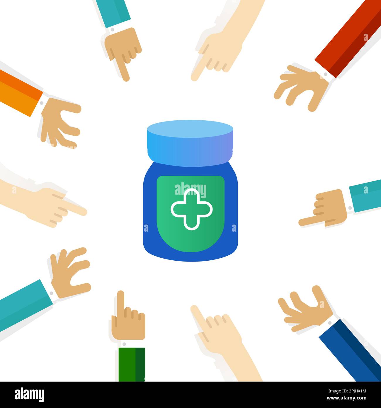 Medical small bottle medicine Stock Vector Images - Alamy