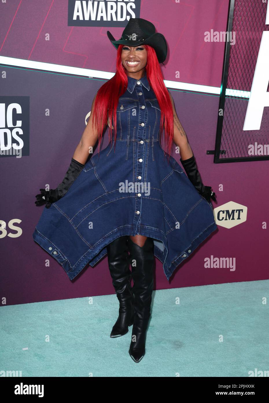 Reyna Roberts arriving at the 2023 CMT Music Awards held at the Moody ...