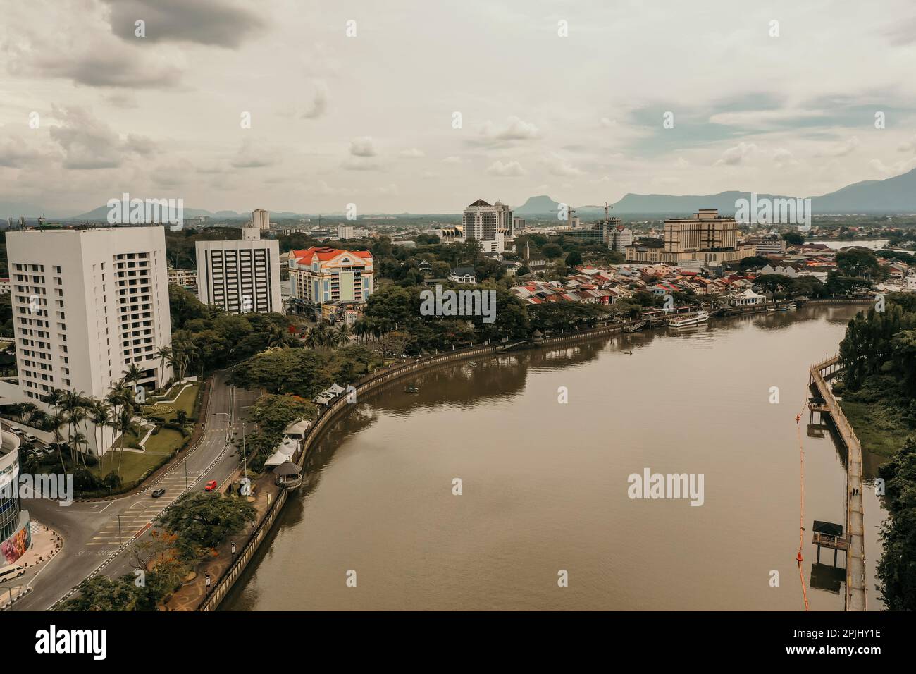 Sarawak aerial view hi-res stock photography and images - Alamy