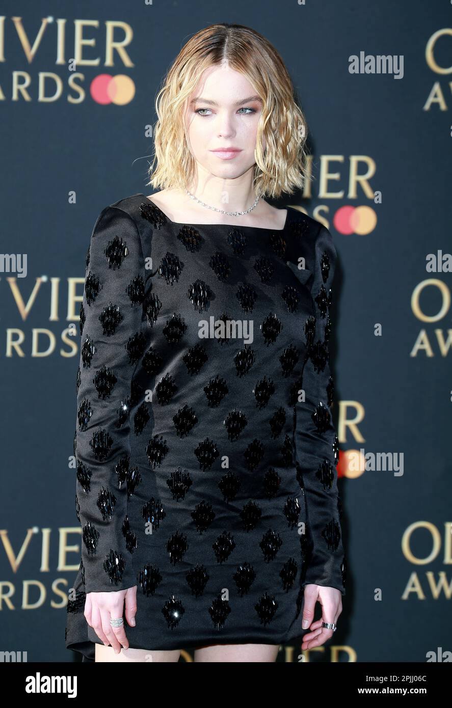 London, UK. 02nd Apr, 2023. Milly Alcock attends The Olivier Awards ...