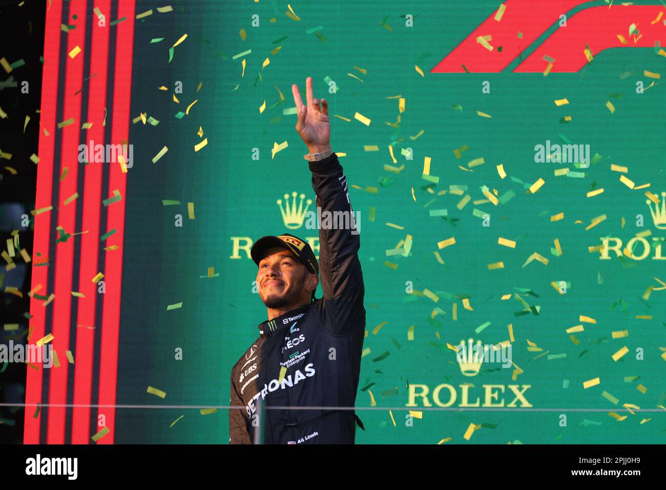 Podium celebration f1 hi-res stock photography and images - Alamy