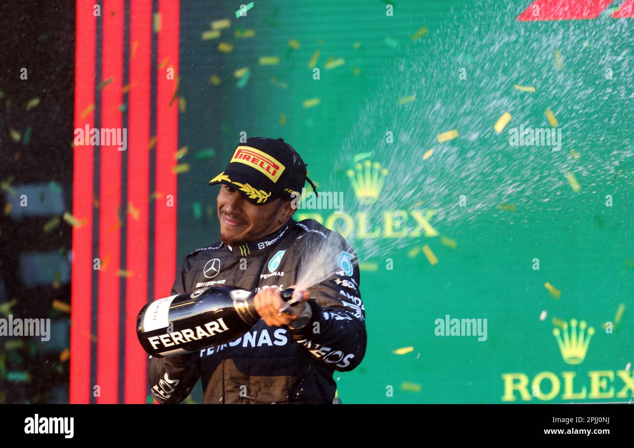 Podium celebration f1 hi-res stock photography and images - Alamy