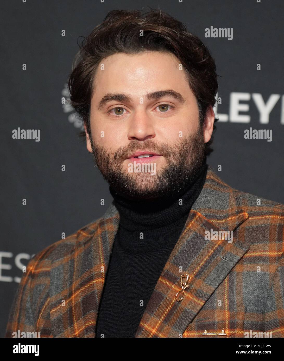 Los Angeles, USA. 02nd Apr, 2023. Jake Borelli arrives at The PaleyFest ...
