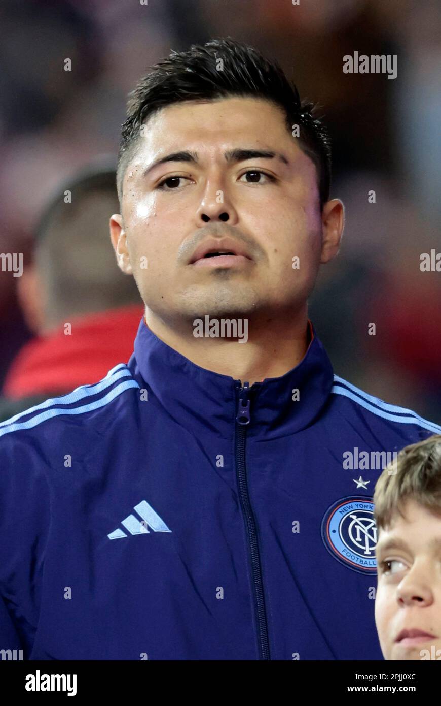FOXBOROUGH, MA - APRIL 01: New York City FC goalkeeper Luis Barraza (1 ...
