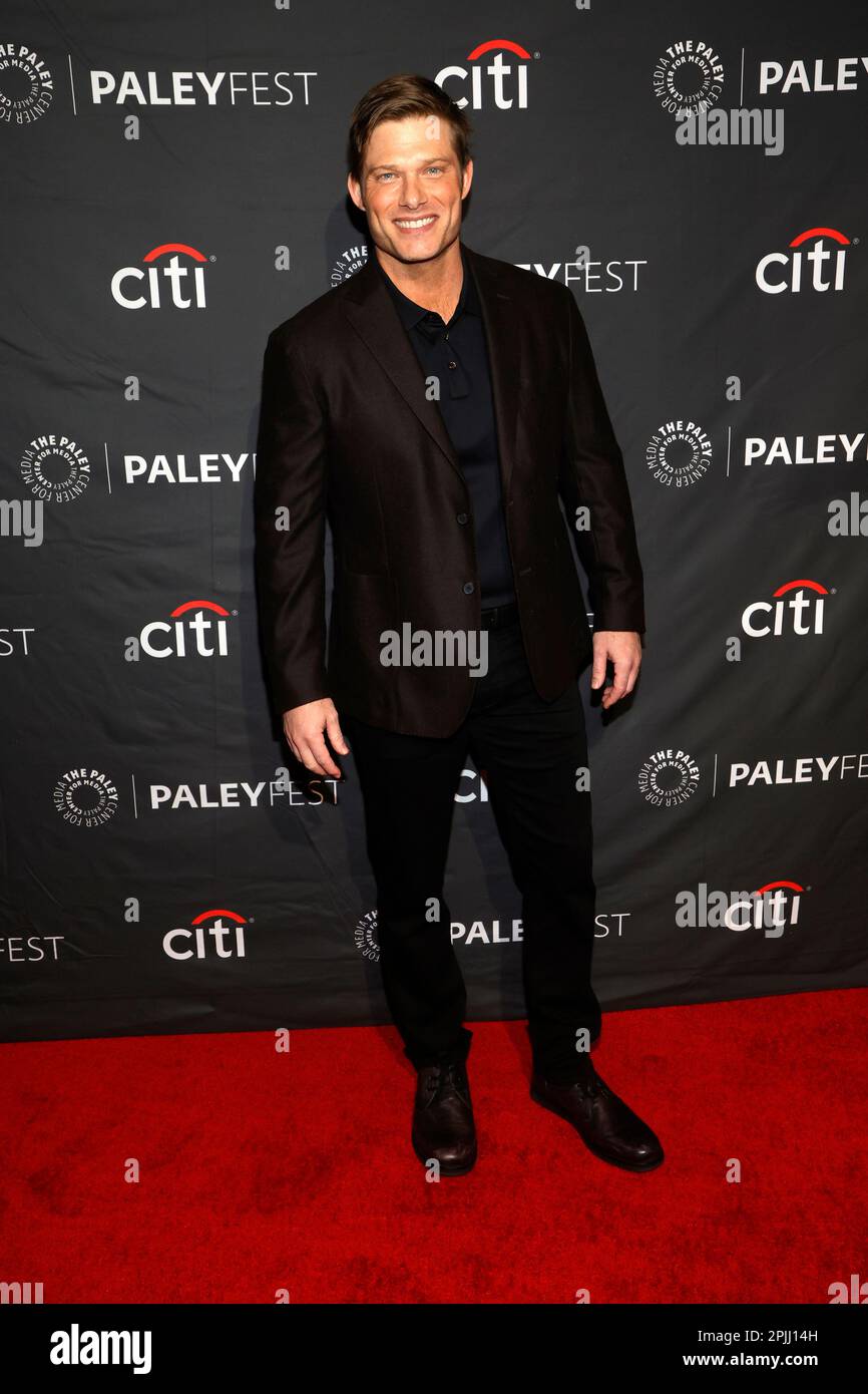 Hollywood, Ca. 2nd Apr, 2023. Chris Carmack at PaleyFest 2023 ...