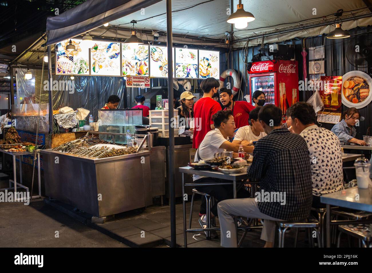 Bangkok, Thailand - January 9, 2023: People at Jodd Fairs Night Market ...