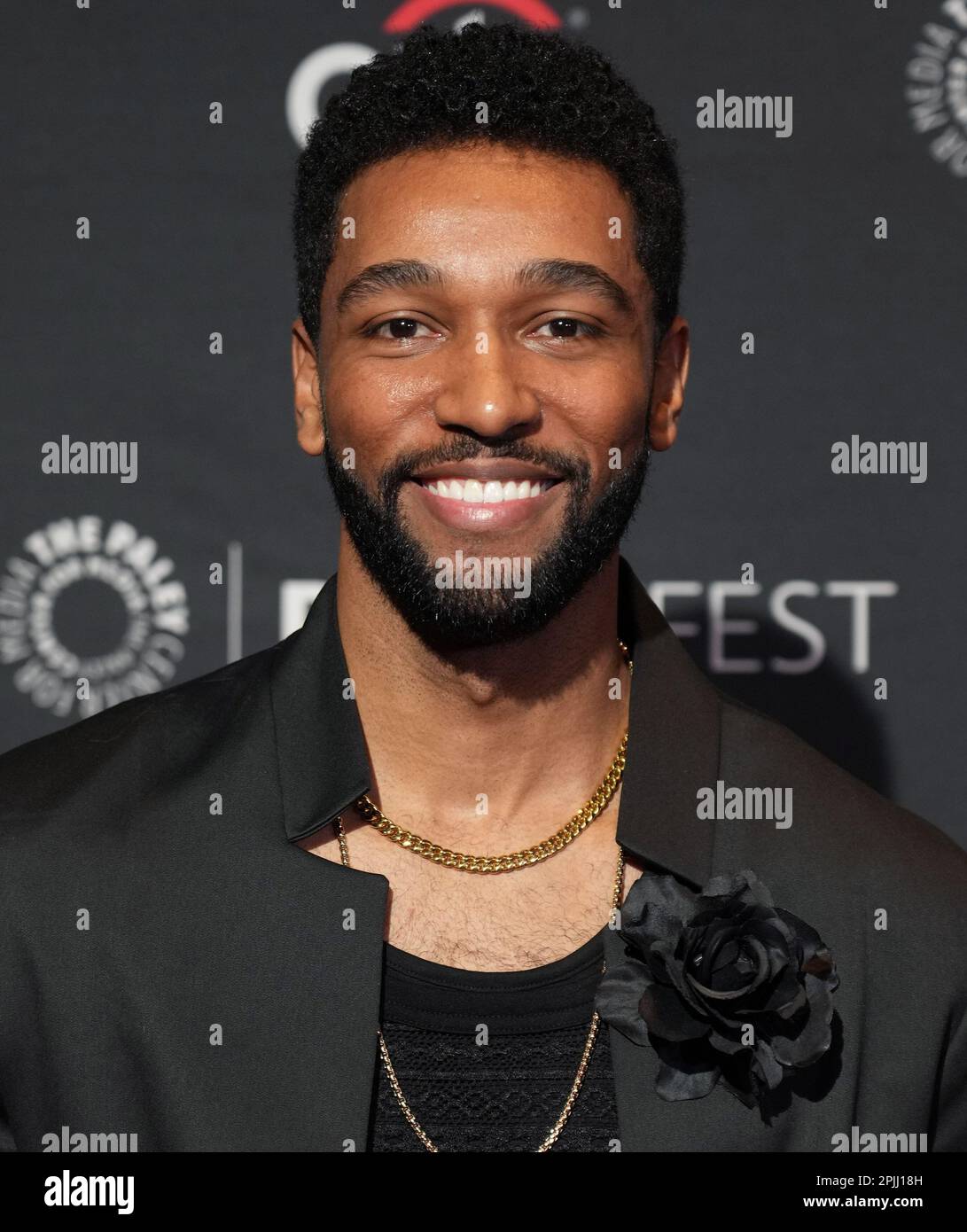 Los Angeles, USA. 02nd Apr, 2023. Anthony Hill arrives at The PaleyFest ...