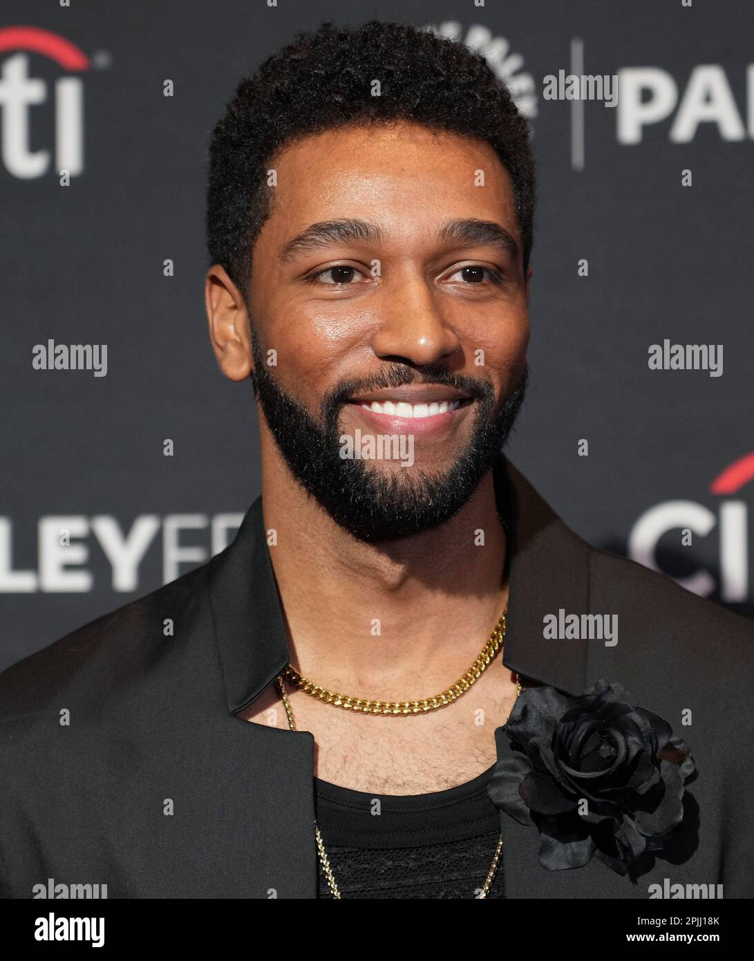 Los Angeles, USA. 02nd Apr, 2023. Anthony Hill arrives at The PaleyFest ...