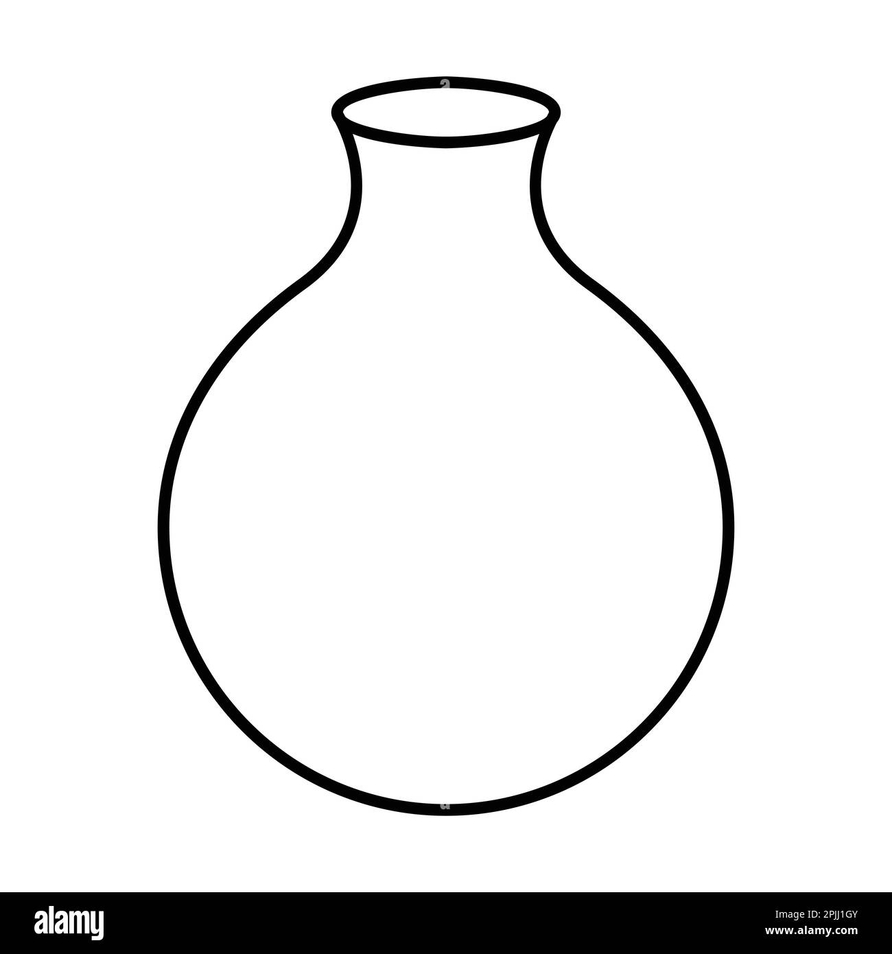 Black plastic garden pots Stock Vector Images - Alamy