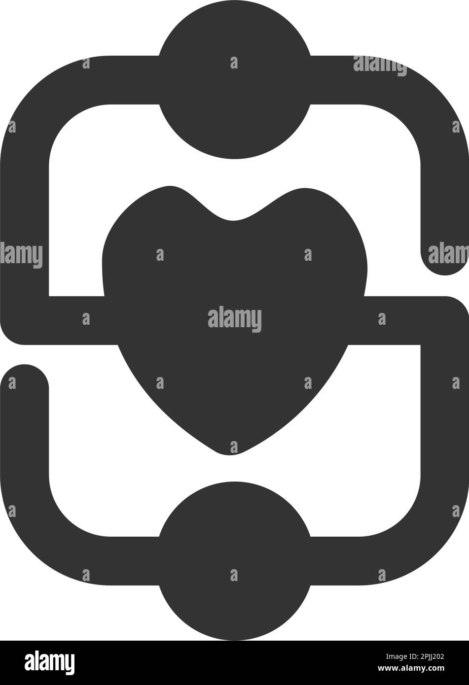 giving love logo template. Icon Illustration Brand Identity. Isolated ...