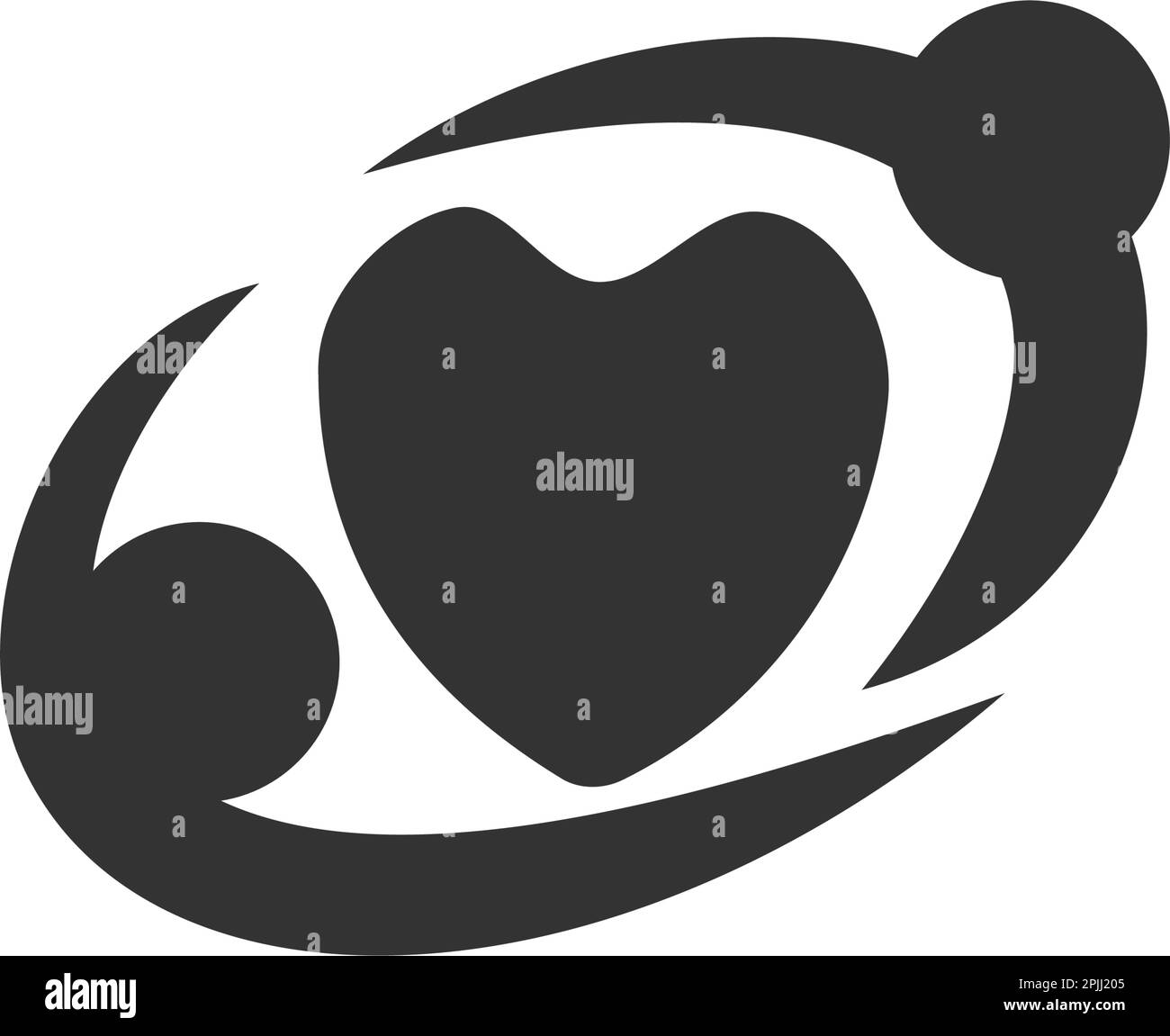 giving love logo template. Icon Illustration Brand Identity. Isolated ...