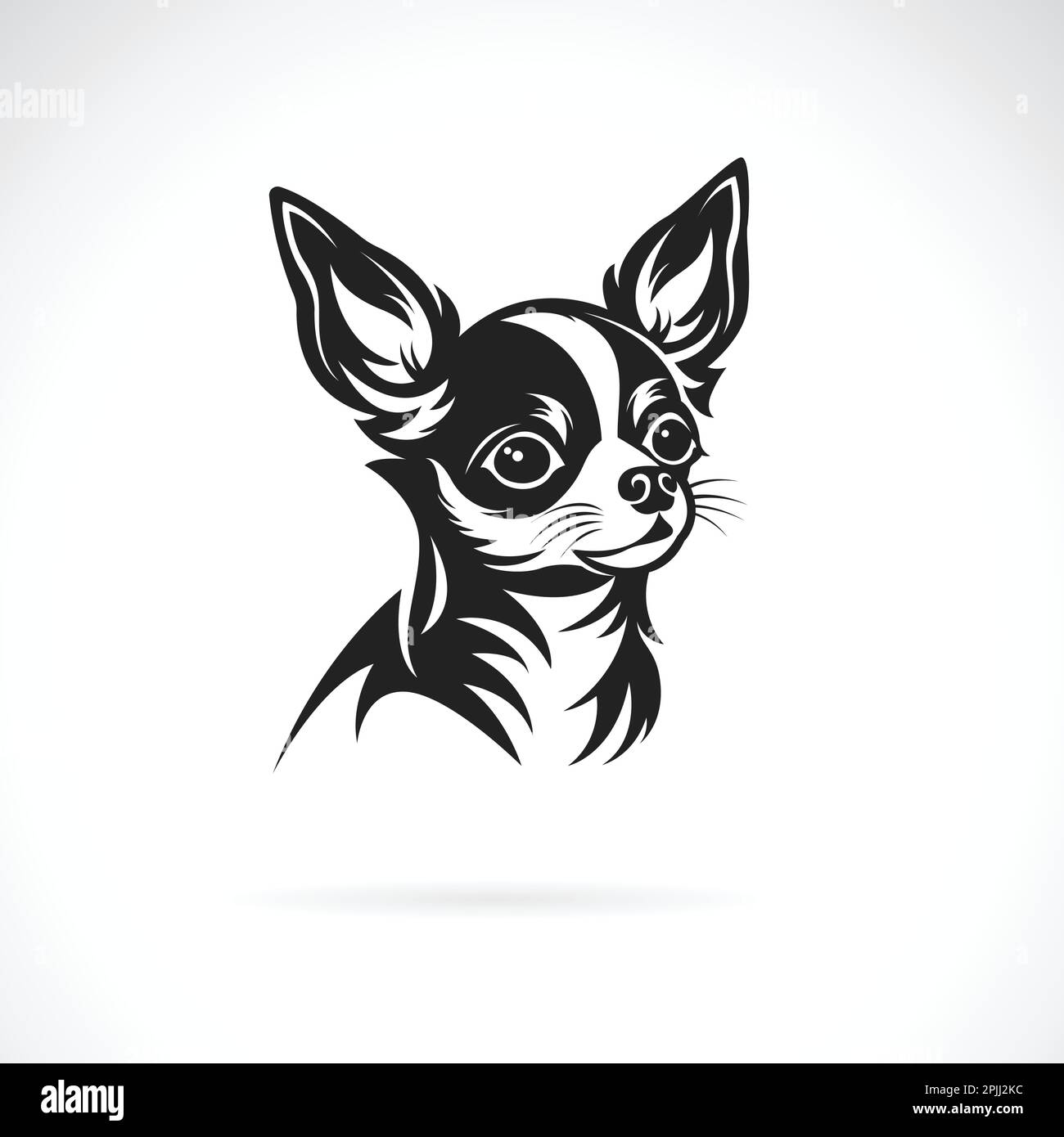 Vector of a chihuahua dog design on white background. Pet. Animals ...