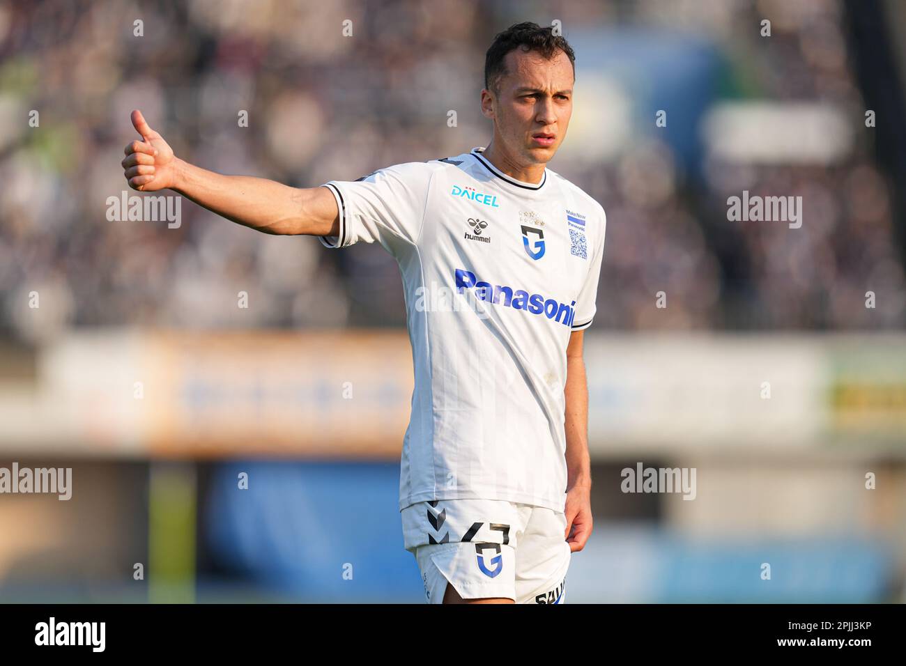 Lemongas Stadium Hiratsuka, Kanagawa, Japan. 1st Apr, 2023. Juan Alano ...
