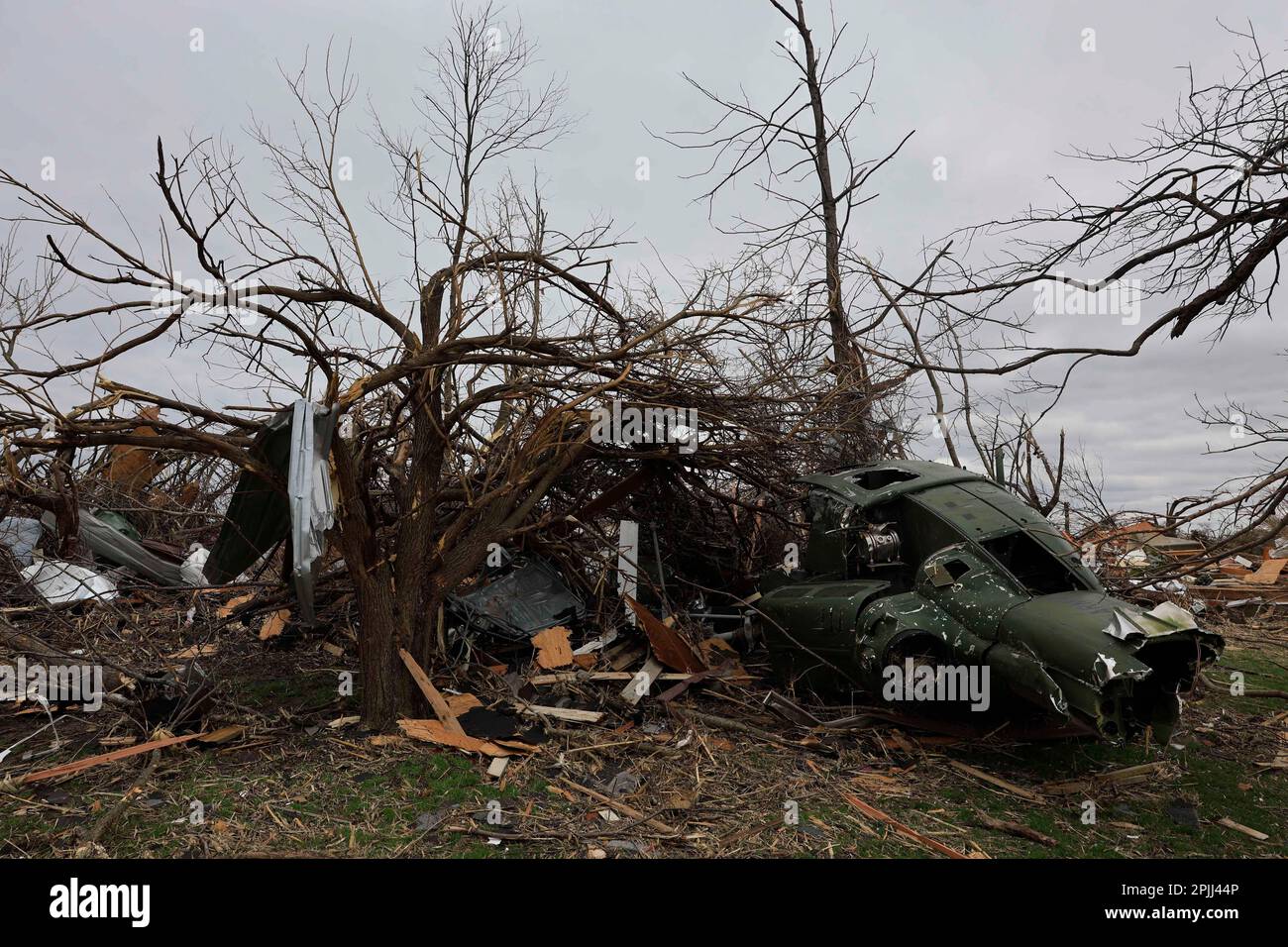 SULLIVAN, INDIANA - APRIL 1: A Vietnam War UH-1D Huey helicopter (tail ...