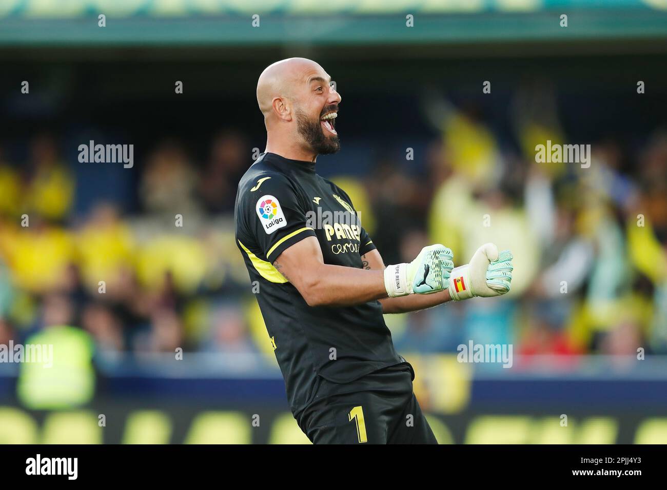 Vila-Real, Spain. 2nd Apr, 2023. Pepe Reina (Villarreal) Football ...