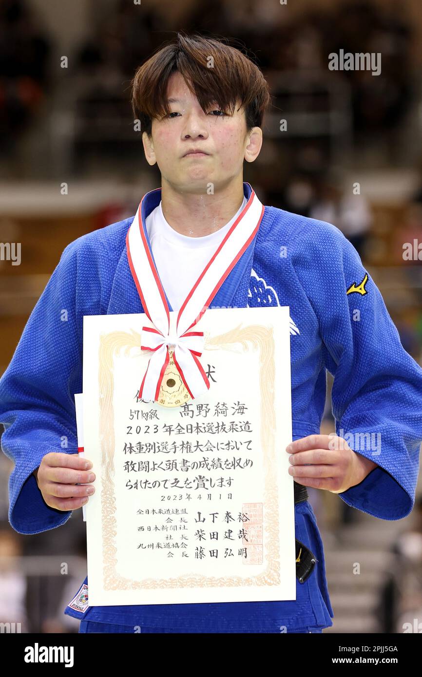 Fukuoka, Japan. 1st Apr, 2023. Ayami Takano Judo : All Japan Selected Judo Championships Women's ...