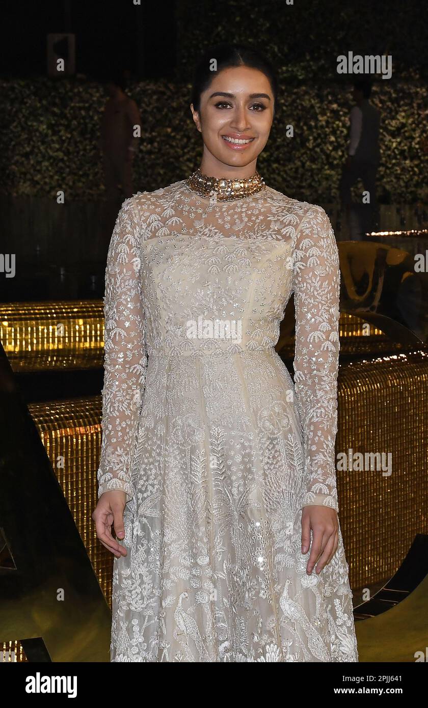 Mumbai, India. 31st Mar, 2023. Bollywood actress Shraddha Kapoor poses ...