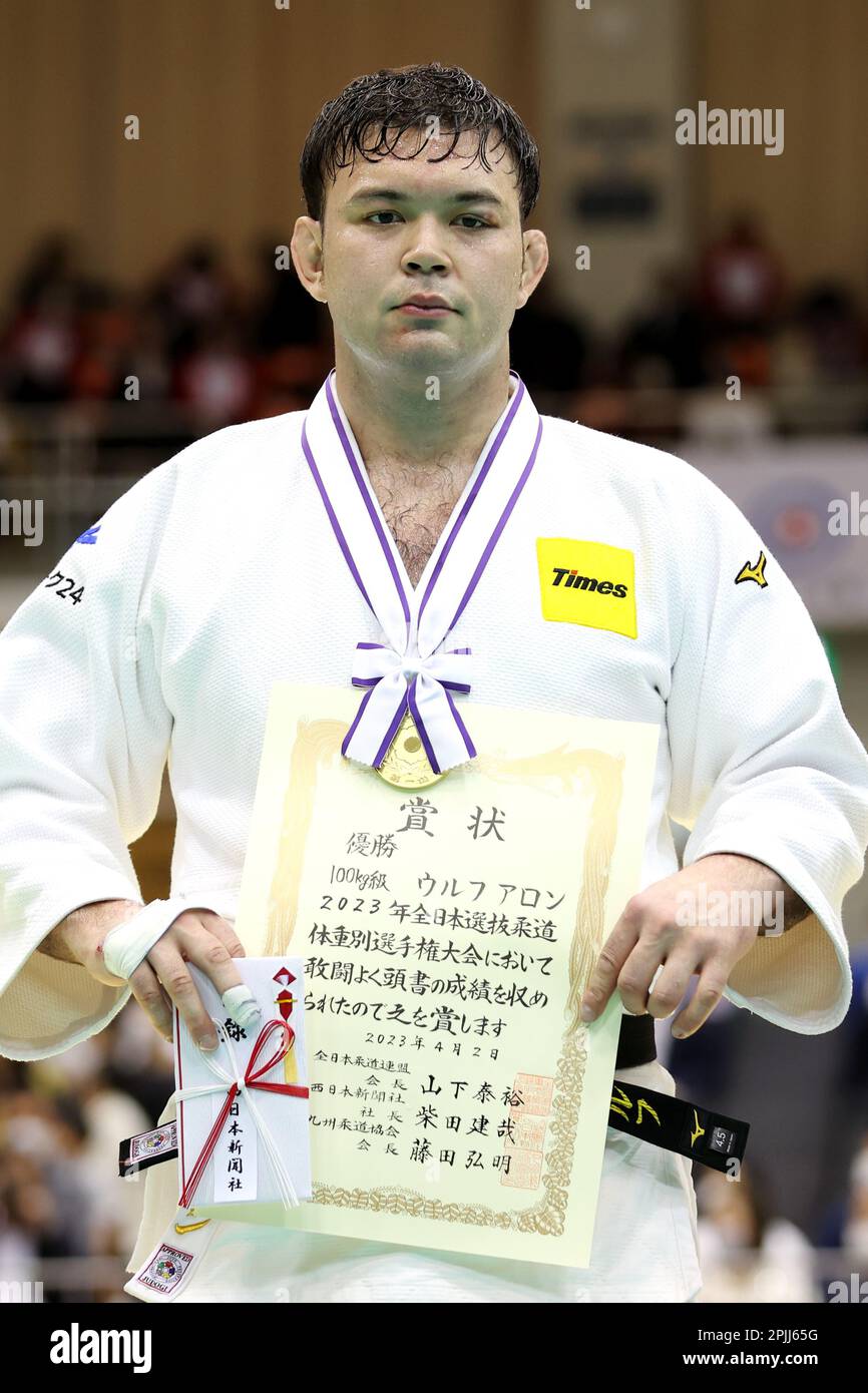 Fukuoka, Japan. 2nd Apr, 2023. Aron Wolf Judo : All Japan Selected Judo ...