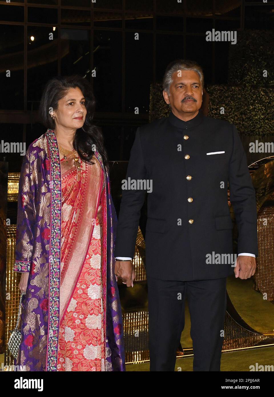 Mumbai, India. 31st Mar, 2023. L-R Anuradha Mahindra, founder and ...