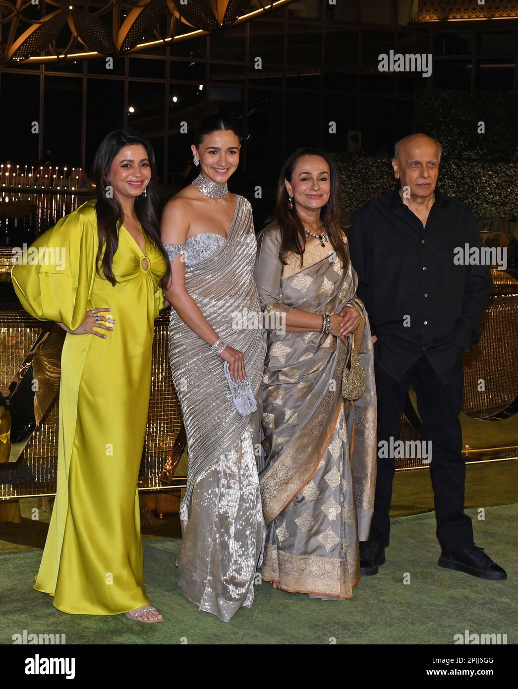 Mumbai, India. 31st Mar, 2023. L-R Indian screenwriter Shaheen Bhatt ...