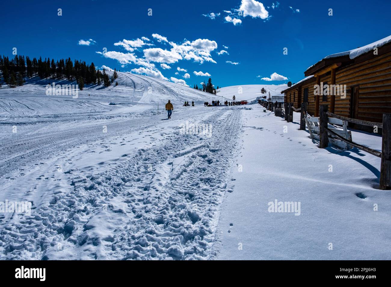 Winter celebration in Stanley, Idaho Stock Photo - Alamy