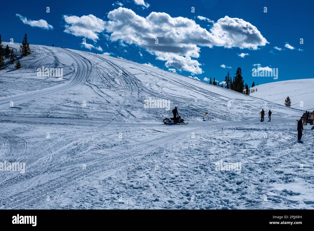 Winter celebration in Stanley, Idaho Stock Photo - Alamy