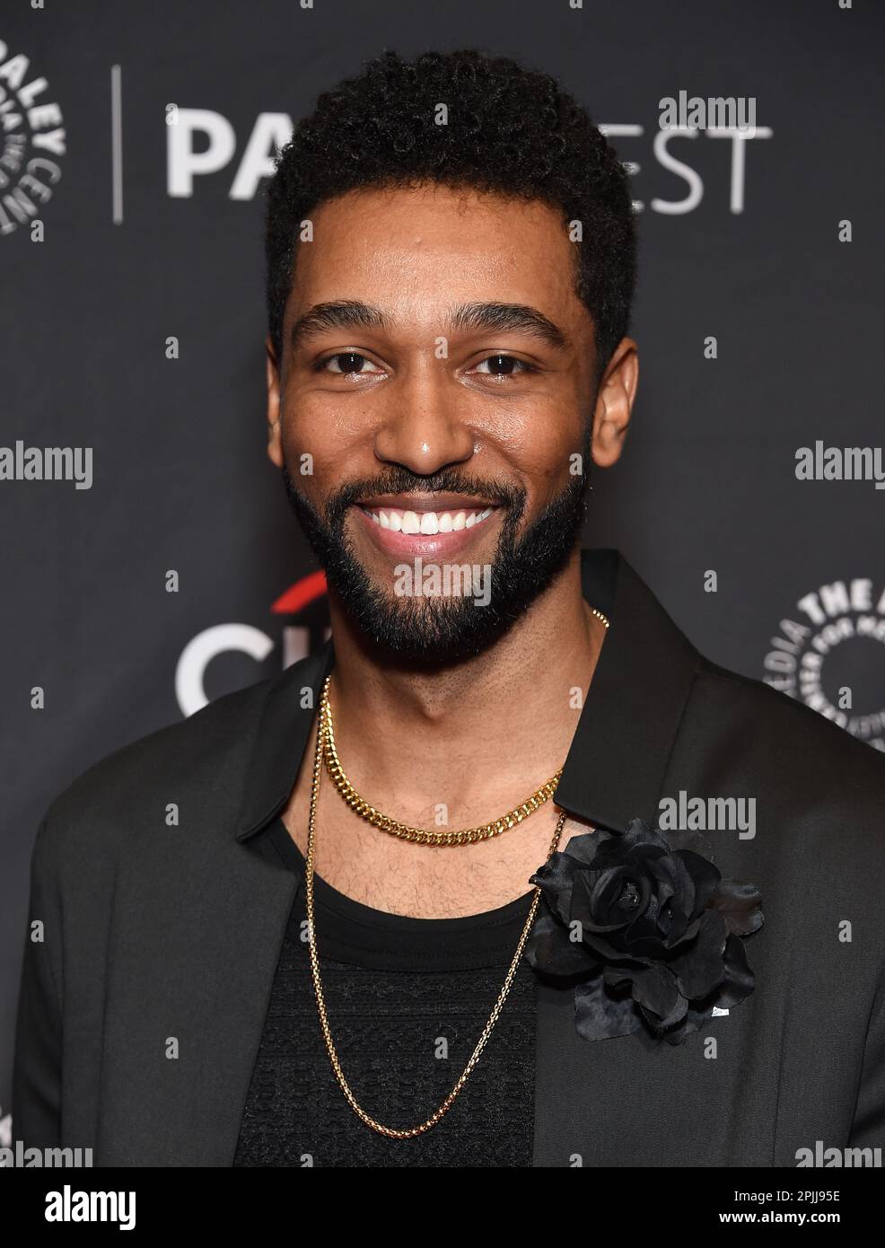 Anthony Hill arriving to PaleyFest 2023: Grey’s Anatomy at Dolby Theatre on April 02, 2023 in ...