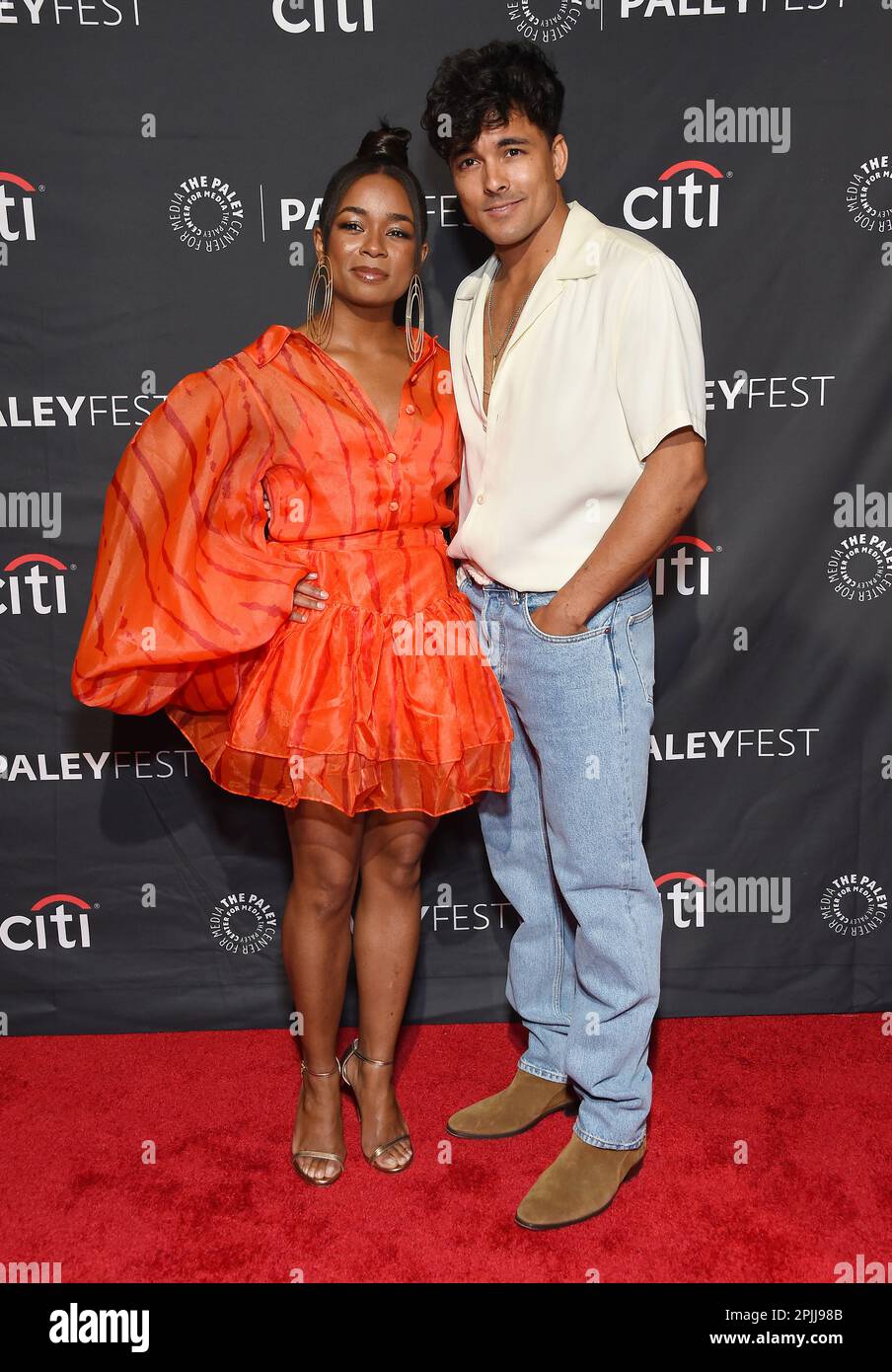 Alexis Floyd and Niko Terho arriving to PaleyFest 2023: Grey’s Anatomy ... Alexis Floyd and Niko Terho arriving to PaleyFest 2023: Grey’s Anatomy ...