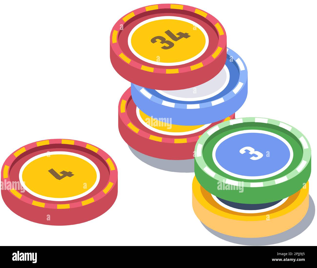 Numbers stack Stock Vector Images - Alamy