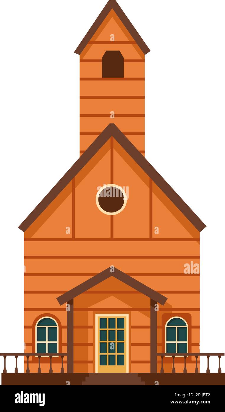 Wild west wooden church construction architecture Stock Vector Image ... Wild west wooden church construction architecture Stock Vector Image ...