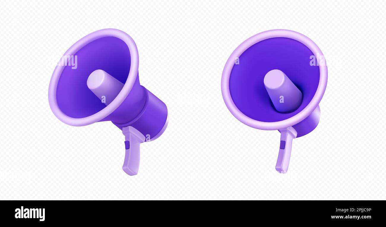 Realistic set of 3D loudspeakers isolated on transparent background ...