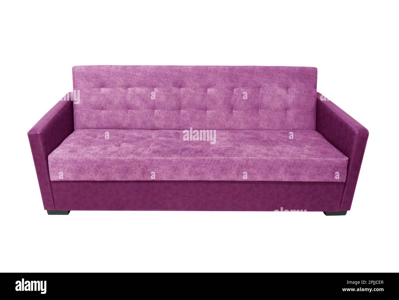 Front view of sofa isolated on white background. Modern furniture. Sofa ...