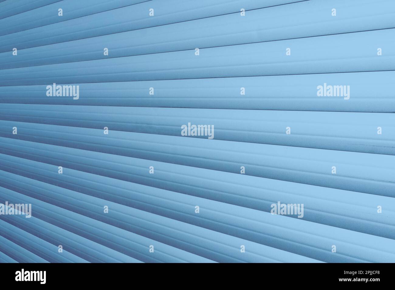 Roller shutter gate. Metal roller garage door as background. Automatic ...